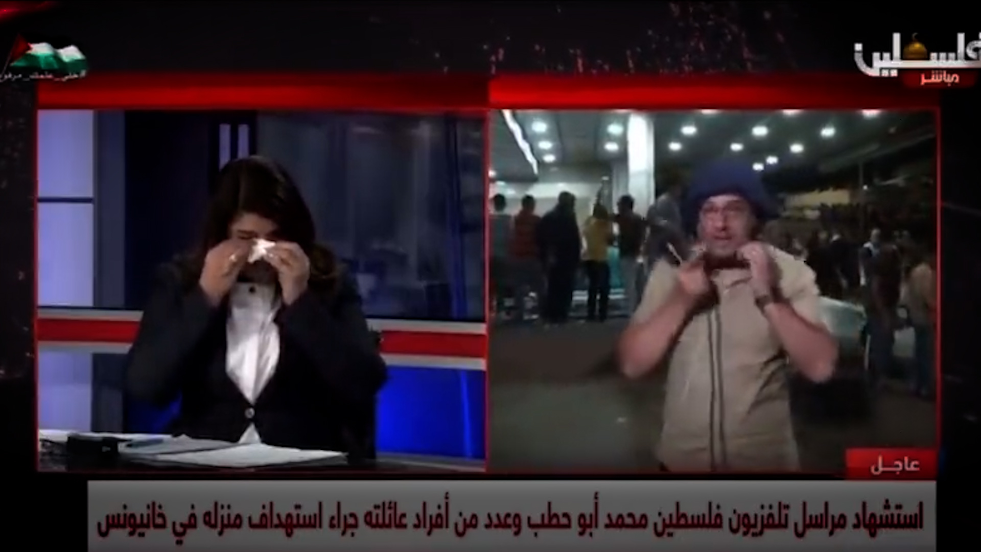 Palestinian journalist breaks down live on air – 5Pillars