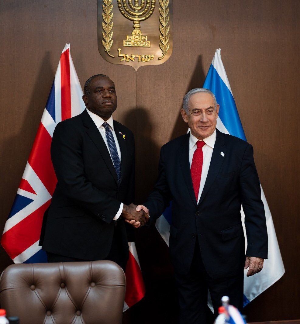 Foreign Secretary David Lammy meets Israeli leader Netanyahu – 5Pillars