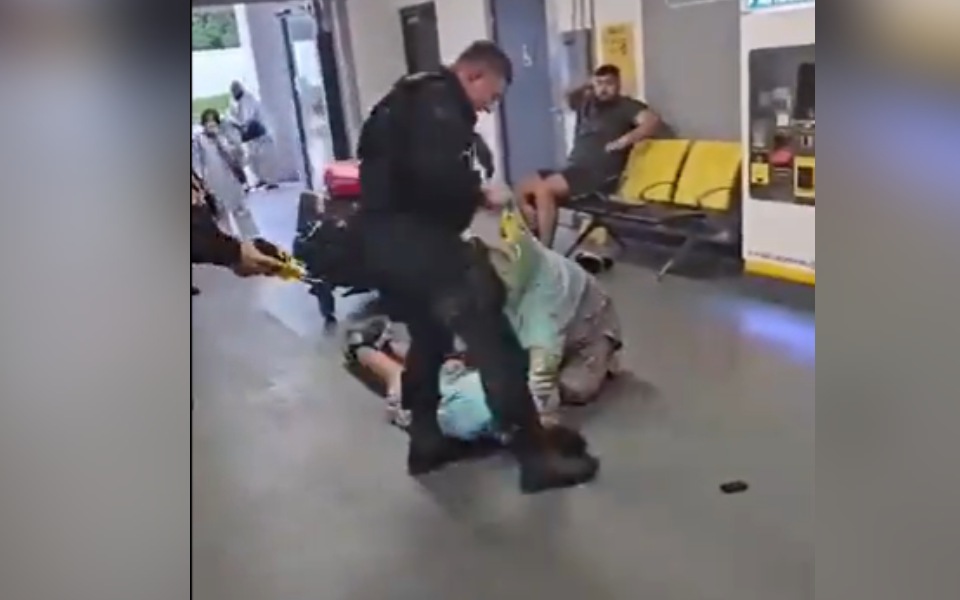 Brothers accused of assaulting police officer at Manchester Airport ...