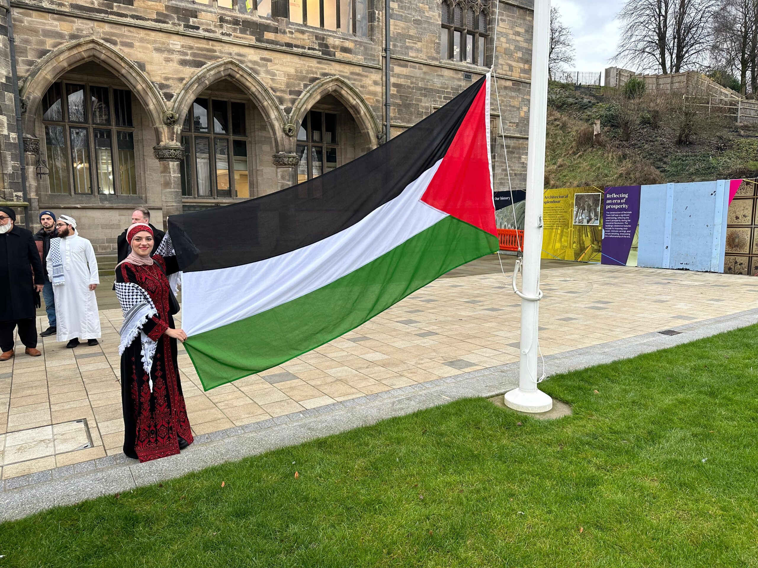 'Symbol of resilience and resistance': Palestine flag raised in ...