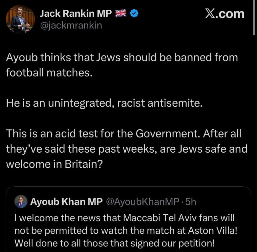 Ayoub Khan: The Muslim MP facing Islamophobic abuse over Maccabi Tel ...