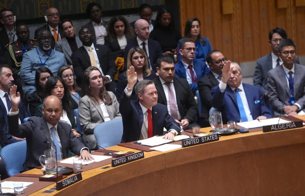 UN Security Council adopts resolution backing Trump's Gaza ...